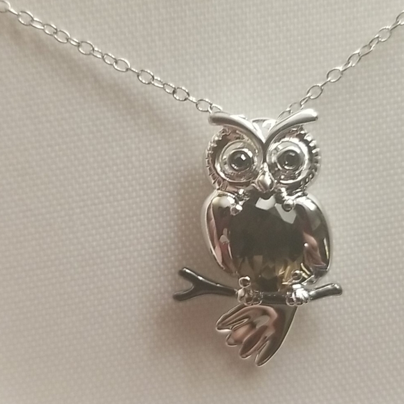 Kohl's | Jewelry | New Sterling Silver Owl 8 Necklace | Poshmark